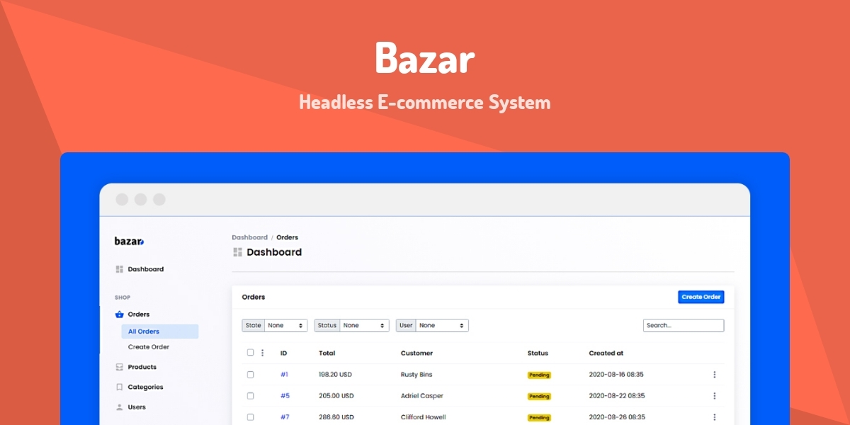 Bazar - Headless E-commerce System - Made with Laravel