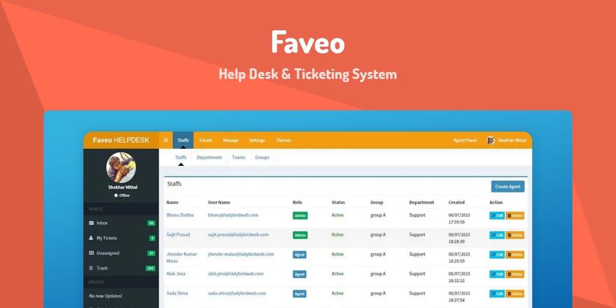 Faveo - Help Desk & Ticketing System - Made with Laravel