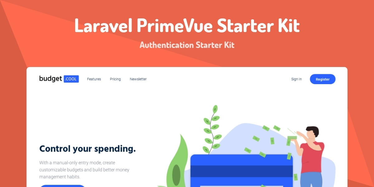 Laravel PrimeVue Starter Kit - Authentication Starter Kit - Made with ...