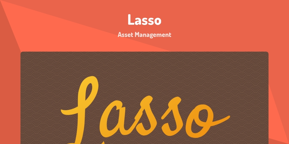 Lasso - Asset Management - Made with Laravel