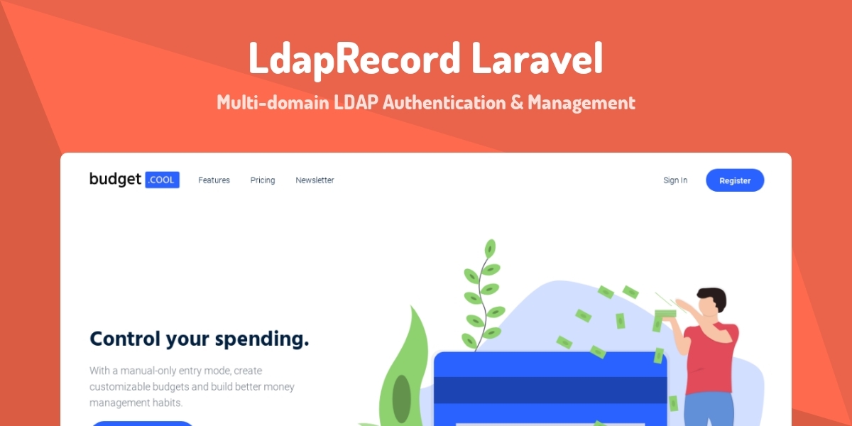 LdapRecord Laravel - Multi-domain LDAP Authentication & Management - Made with Laravel