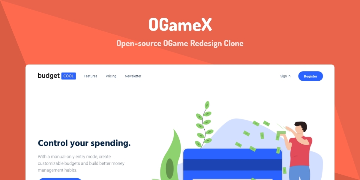 OGameX - Open-source OGame Redesign Clone - Made with Laravel