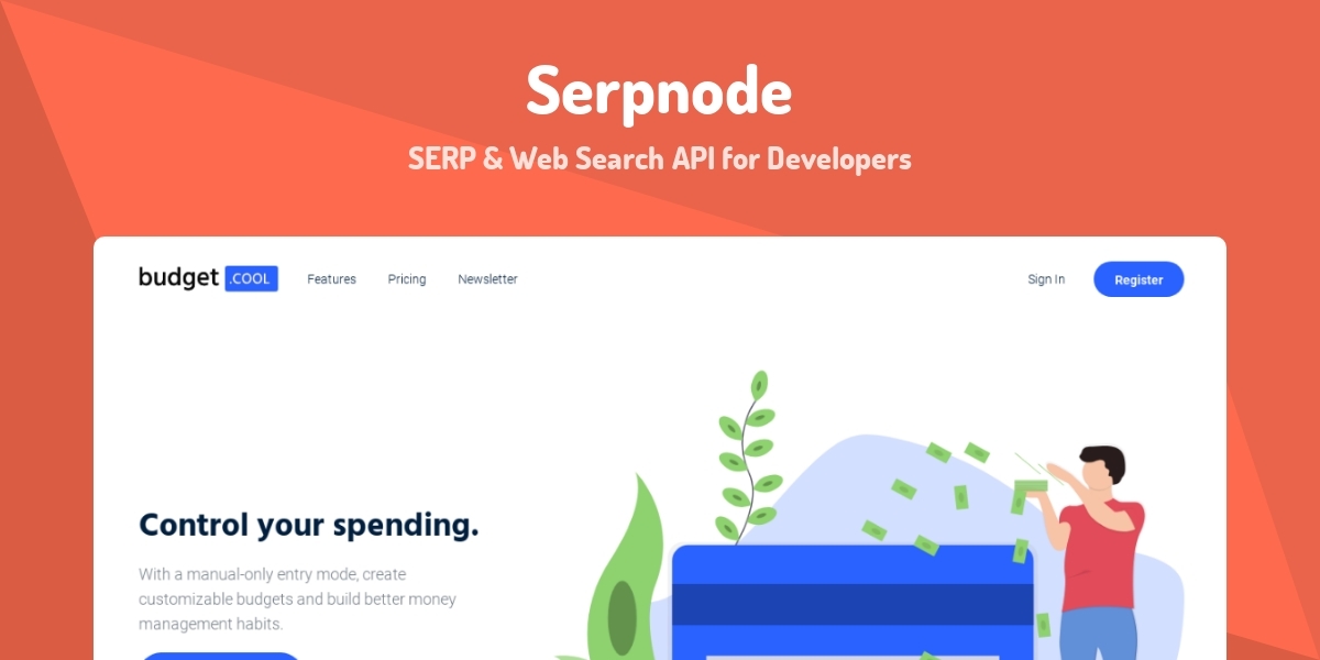Serpnode - SERP & Web Search API for Developers - Made with Laravel