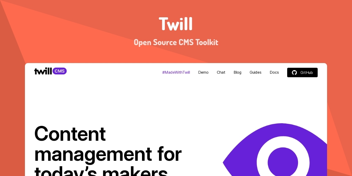 Twill Open Source Cms Toolkit Made With Laravel