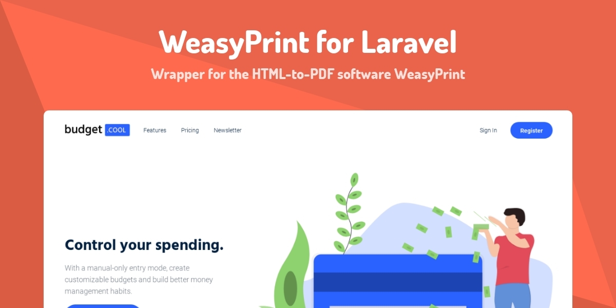 WeasyPrint for Laravel - Wrapper for the HTML-to-PDF software WeasyPrint - Made with Laravel