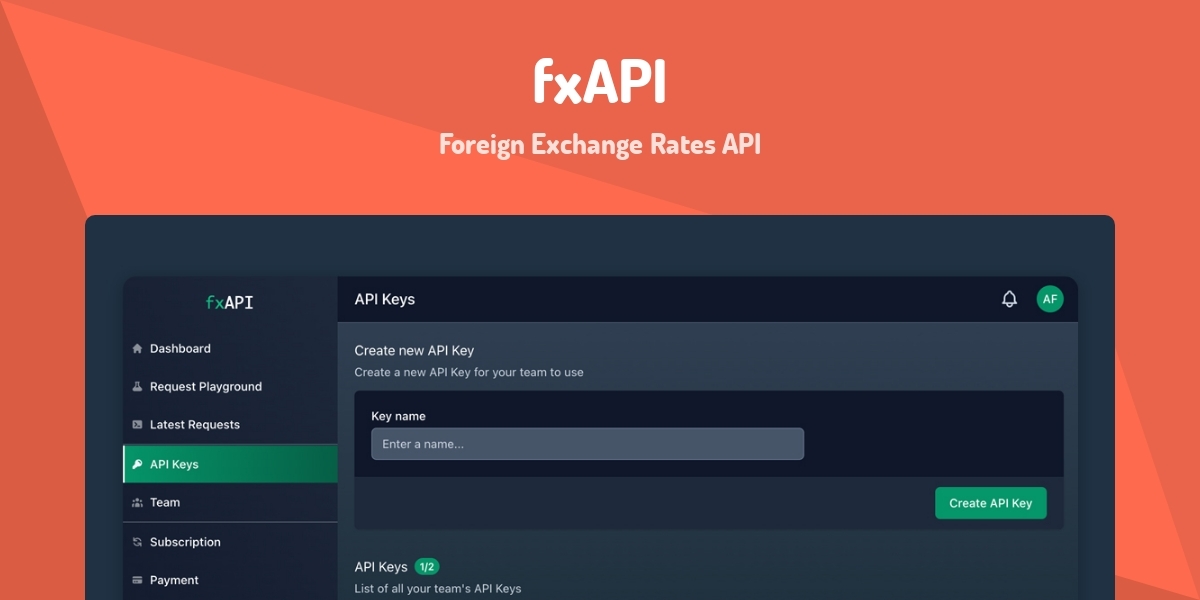 fxAPI - Foreign Exchange Rates API - Made with Laravel