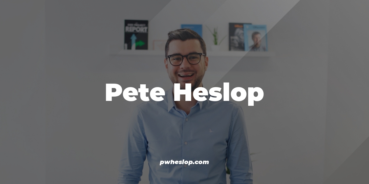 Pete Heslop is Managing Director at Steadfast Collective, my passion is working with smart ...
