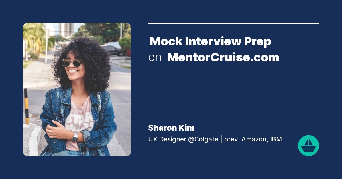 Book Mock Interview Prep with Sharon Kim - MentorCruise