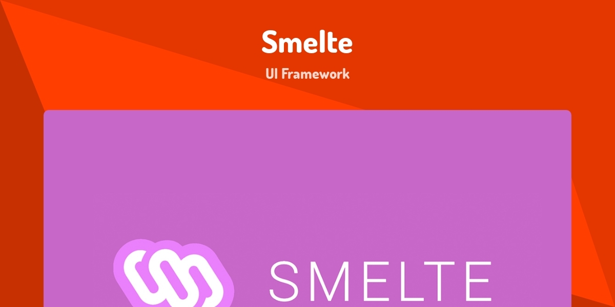 Smelte - UI Framework - Made with Svelte