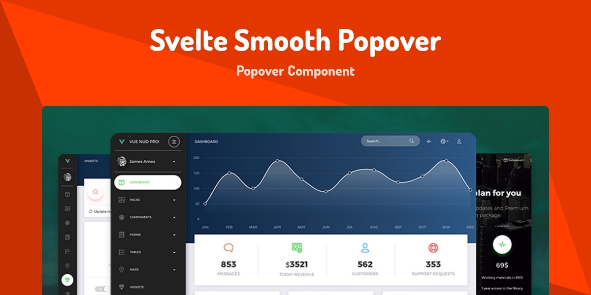 Svelte Smooth Popover - Popover Component - Made with Svelte
