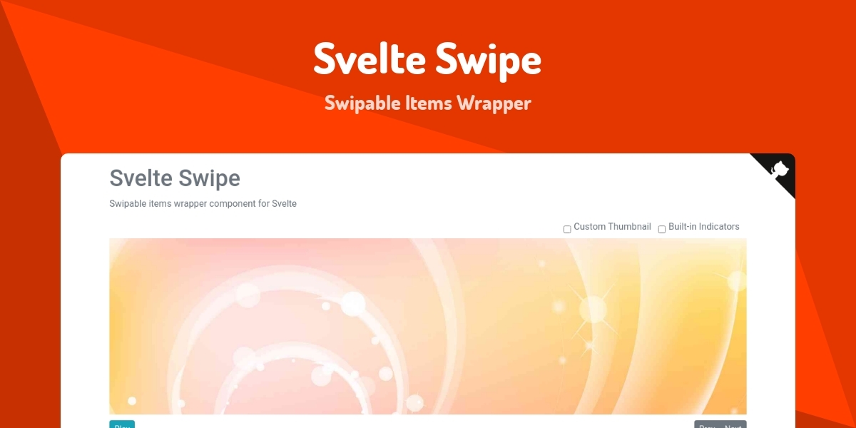 Svelte Swipe Swipable Items Wrapper Made With Svelte