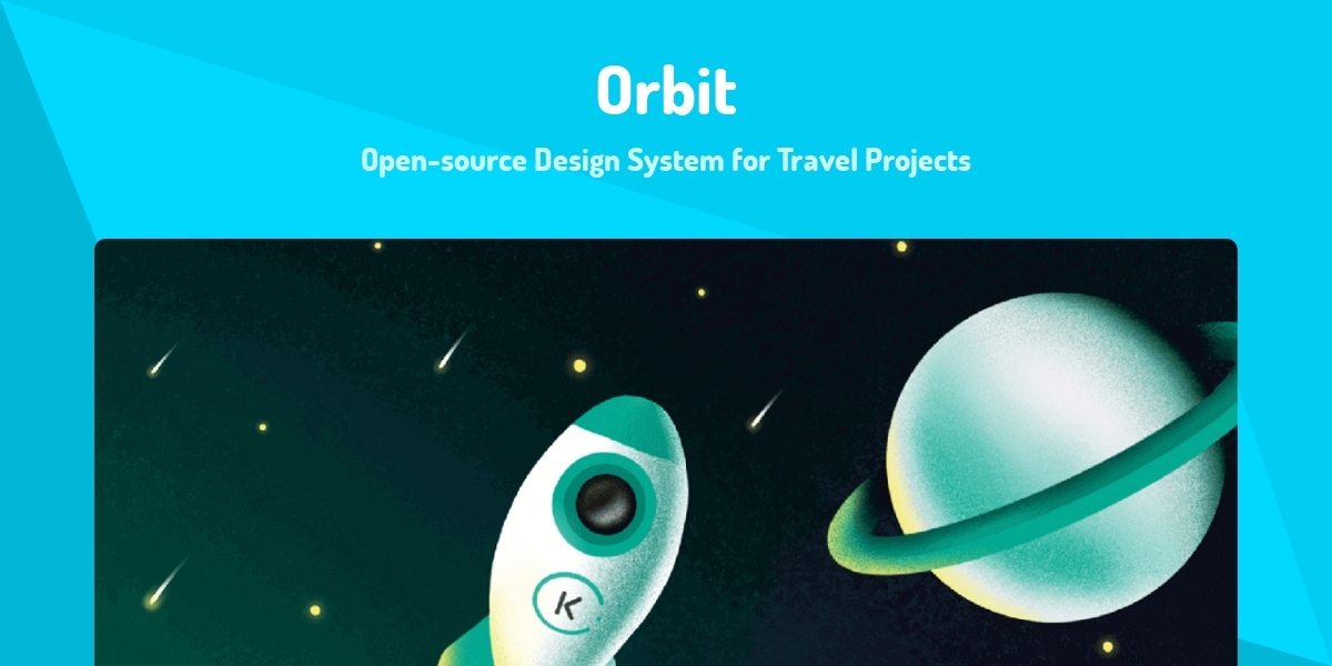 Orbit - Open-source Design System for Travel Projects - Made with React.js