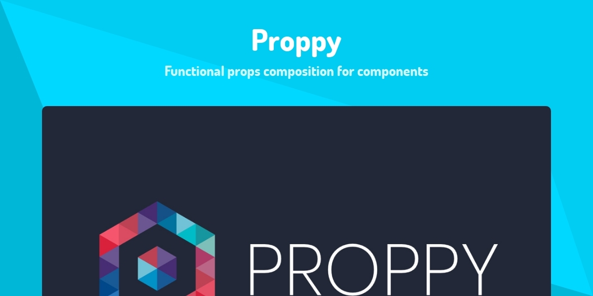 Proppy - Functional props composition for components - Made with React.js