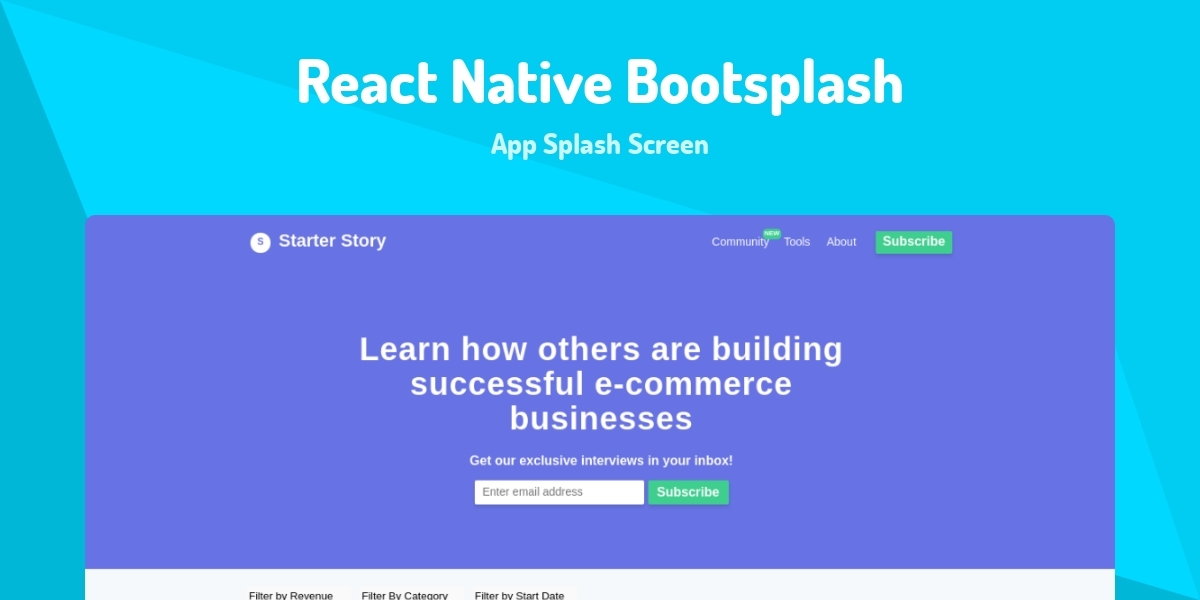 React Native Bootsplash App Splash Screen Made With Reactjs 5006