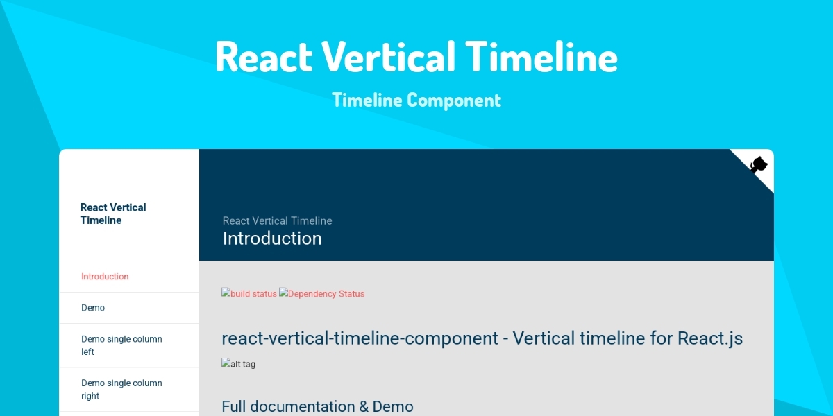 React Vertical Timeline - Timeline Component - Made with React.js