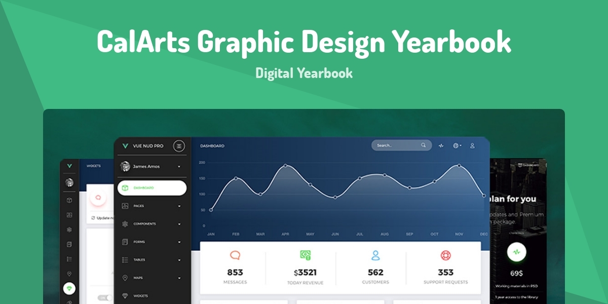 CalArts Graphic Design Yearbook - Digital Yearbook - Made with Vue.js