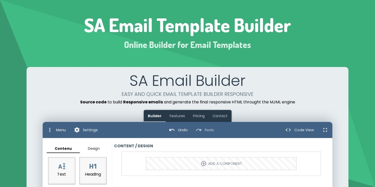 SA Email Template Builder - Online Builder for Email Templates - Made ...