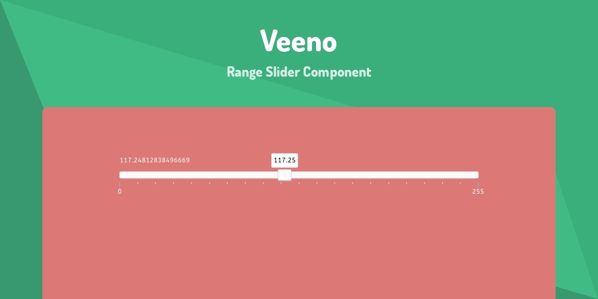 Veeno - Range Slider Component - Made with Vue.js