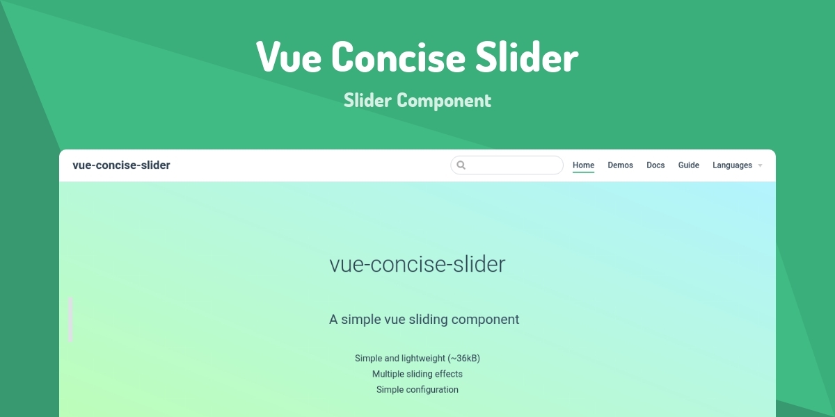 Vue Concise Slider Slider Component Made With Vuejs