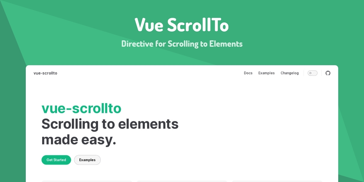 Vue Scrollto Directive For Scrolling To Elements Made With Vuejs