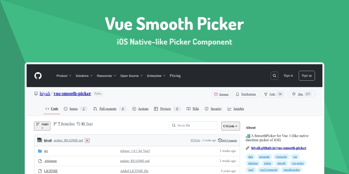 Vue Smooth Picker Ios Native Like Picker Component Made With Vuejs