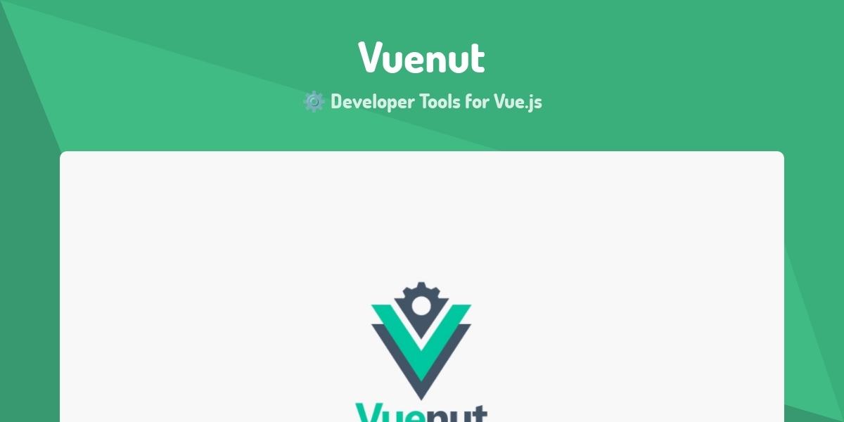 Vuenut - ⚙️ Developer Tools for Vue.js - Made with Vue.js
