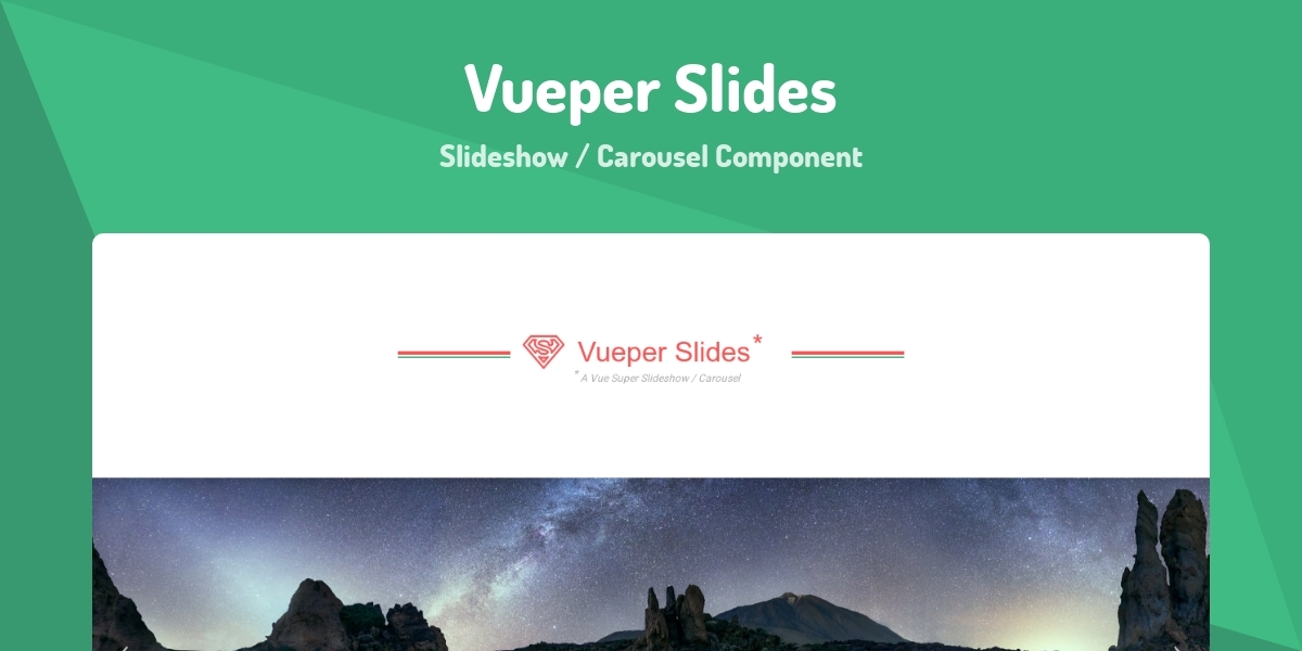 Vueper Slides - Slideshow / Carousel Component - Made with Vue.js