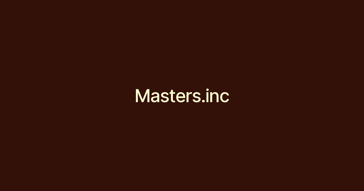 Masters.inc